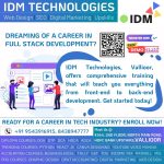 Master Full Stack Development with IDM Technologies, Vallioor - IDM Technologies